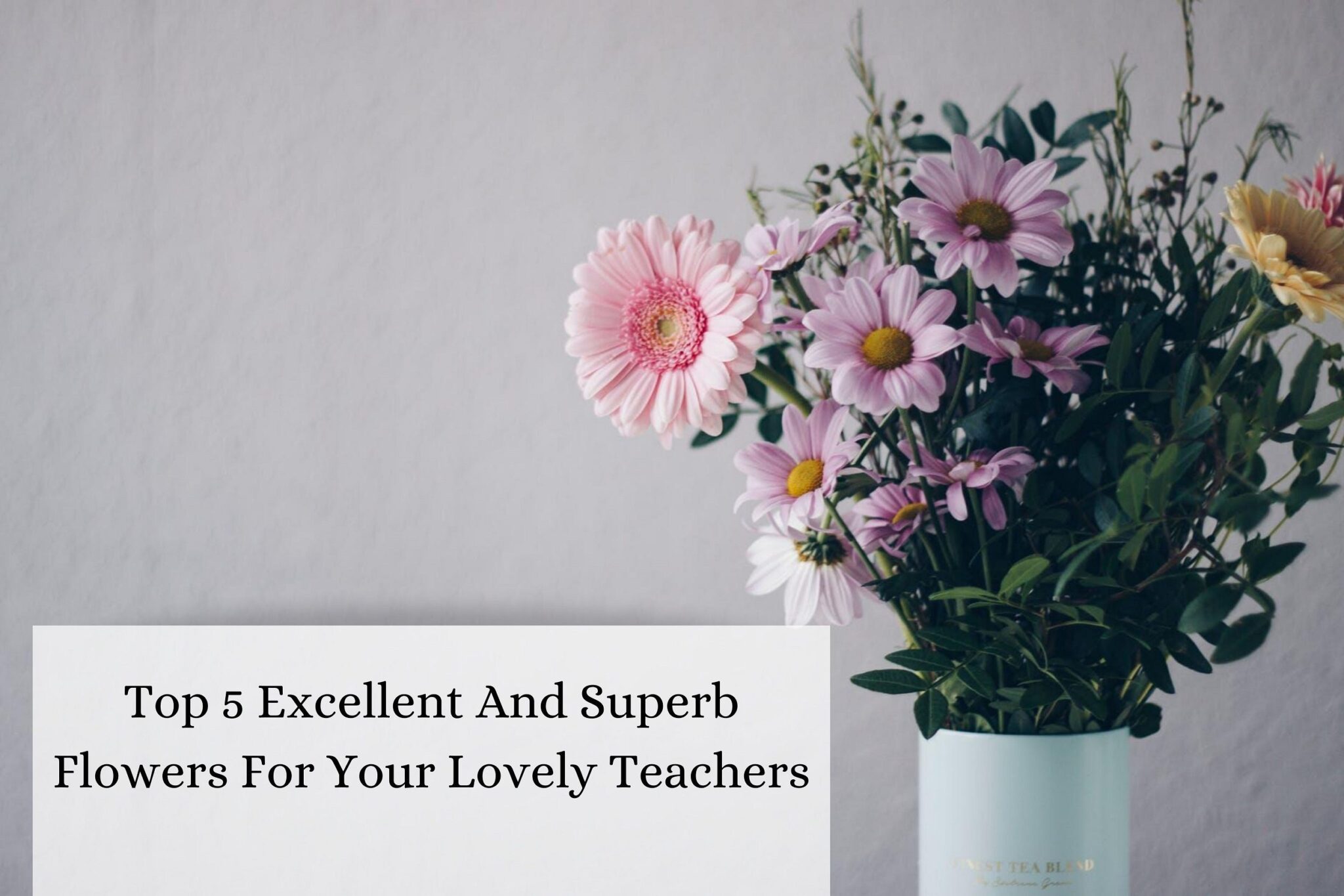 Top 5 Excellent And Superb Flowers For Your Lovely Teachers