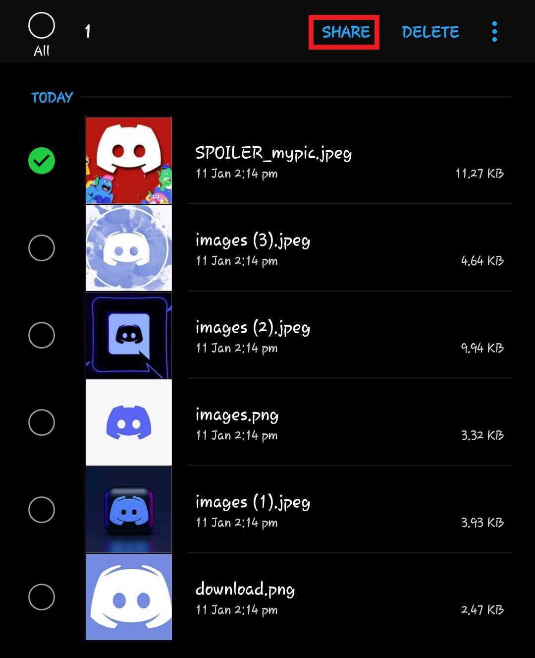 How to spoiler an image on discord mobile (iOS and Android)?